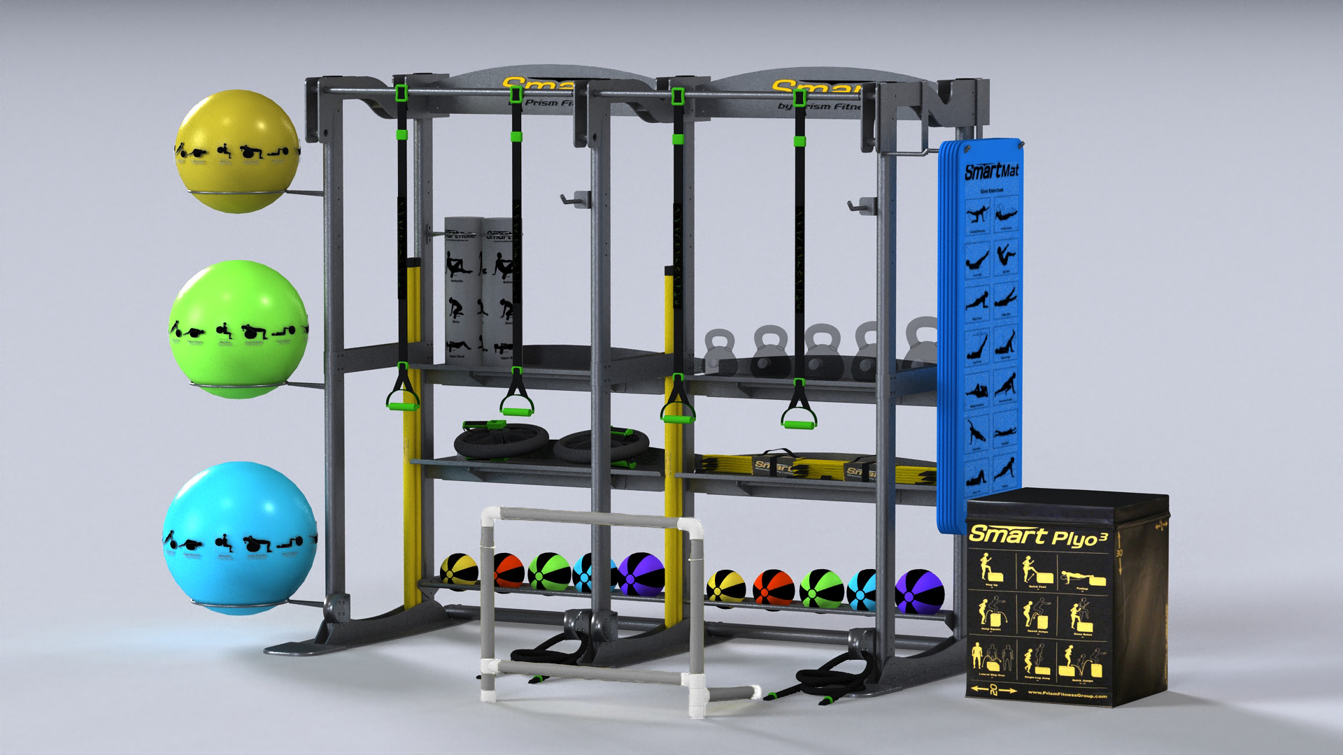 Smart FTC Free Standing - 2 Bay Package - Prism Fitness