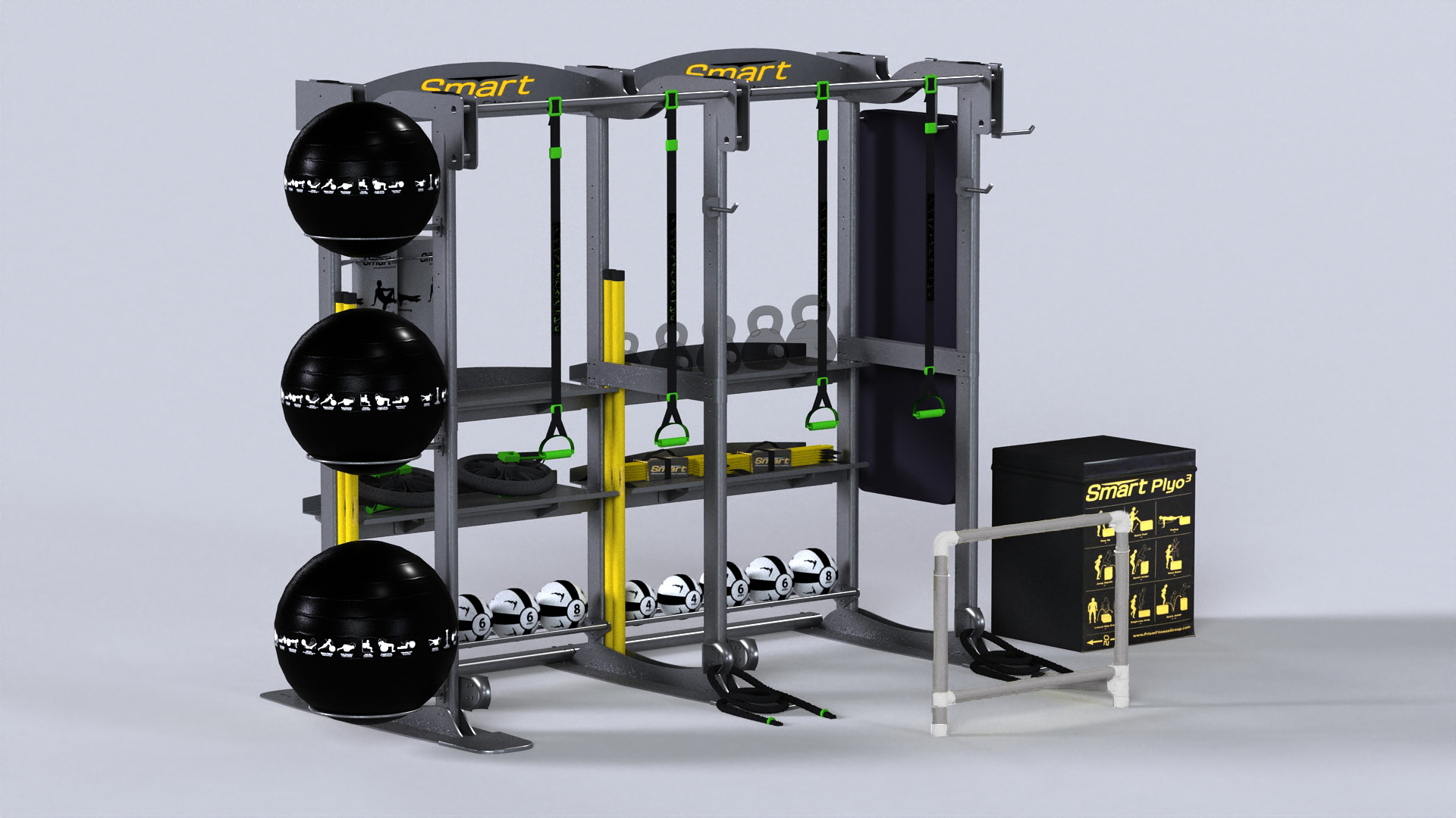 Studio FTC Free Standing - 2 Bay Package - Prism Fitness