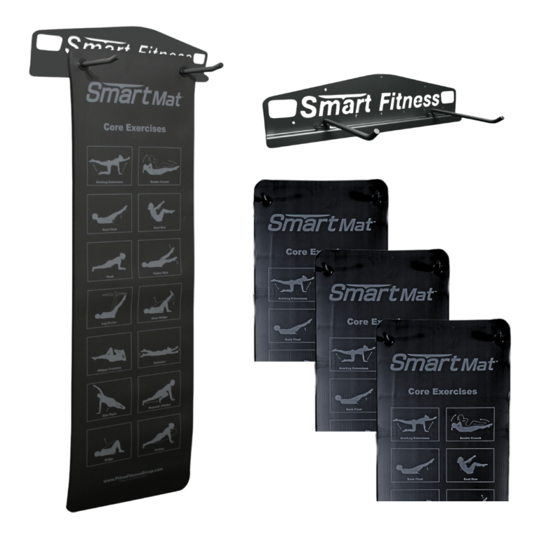 Studio Mat Rack, Wall Mounted Commercial Package (3 Mat Package)